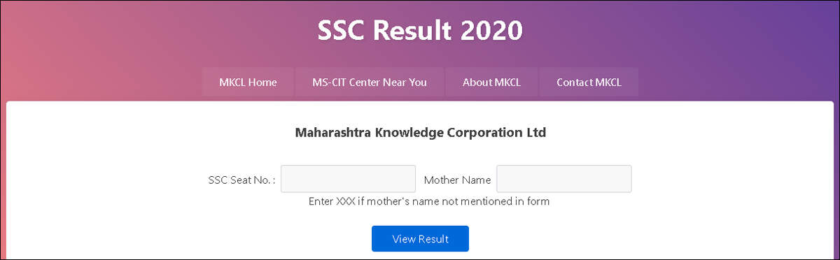 Mahresult.nic.in SSC 2020: Maha SSC Exam Results 2020 - How to check ...