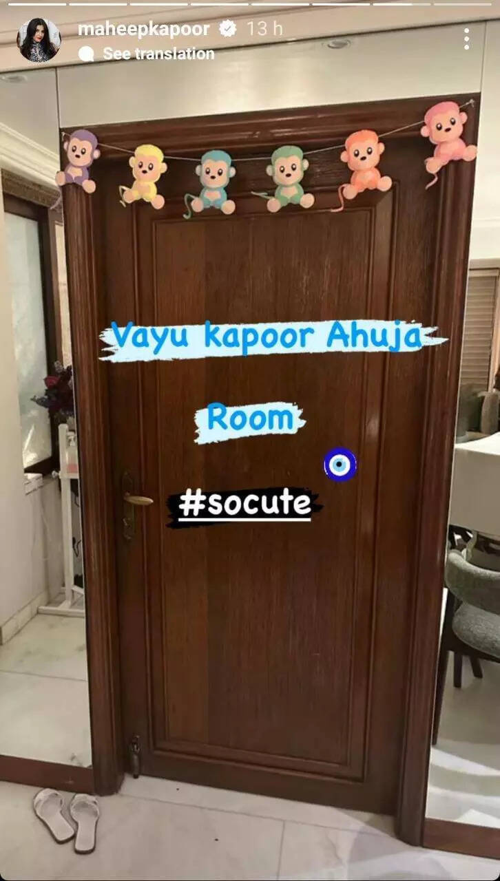 Maheep Kapoor offers a glimpse of Sonam Kapoor and Anand Ahuja's son ...