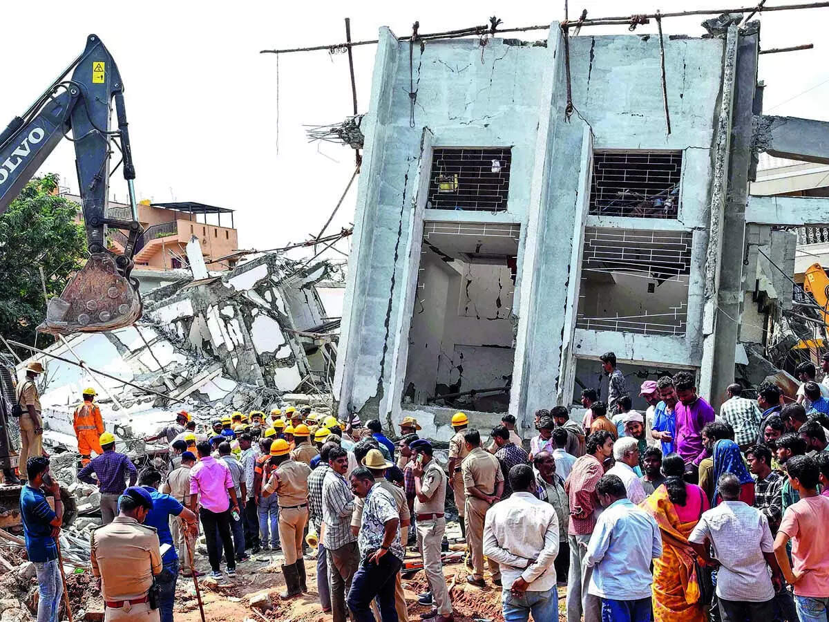 Building Collapse in Bengaluru: 8 Confirmed Dead, 2 Still Missing