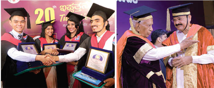 Highlight of lavish RGUHS convocation: V-P’s advice