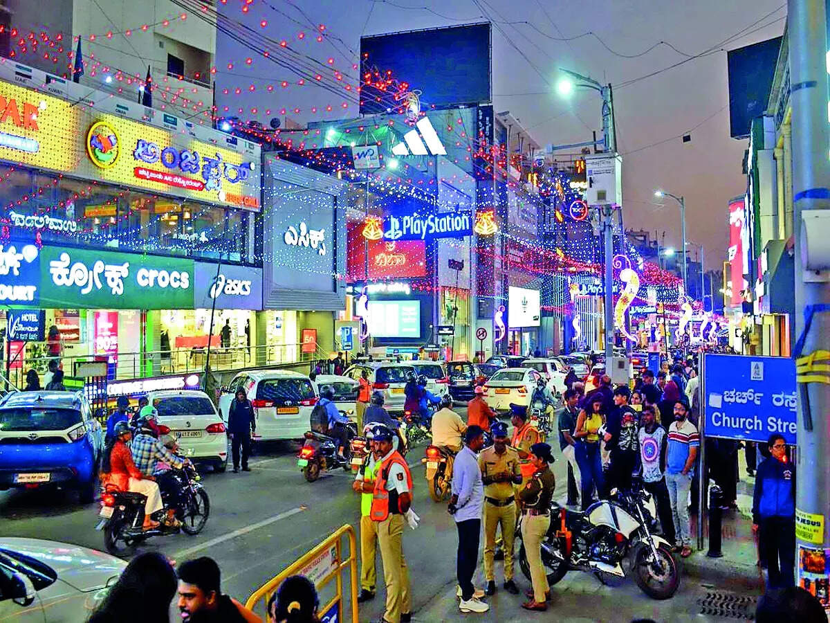 MG Road, Brigade Road inspected ahead of Christmas and New Year ...