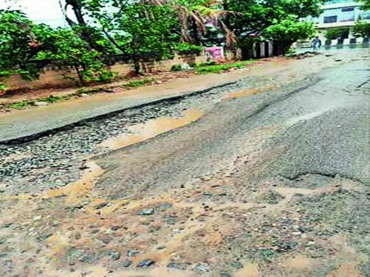 halli: The dig bang theory: Roads reduced to pits in HN Halli