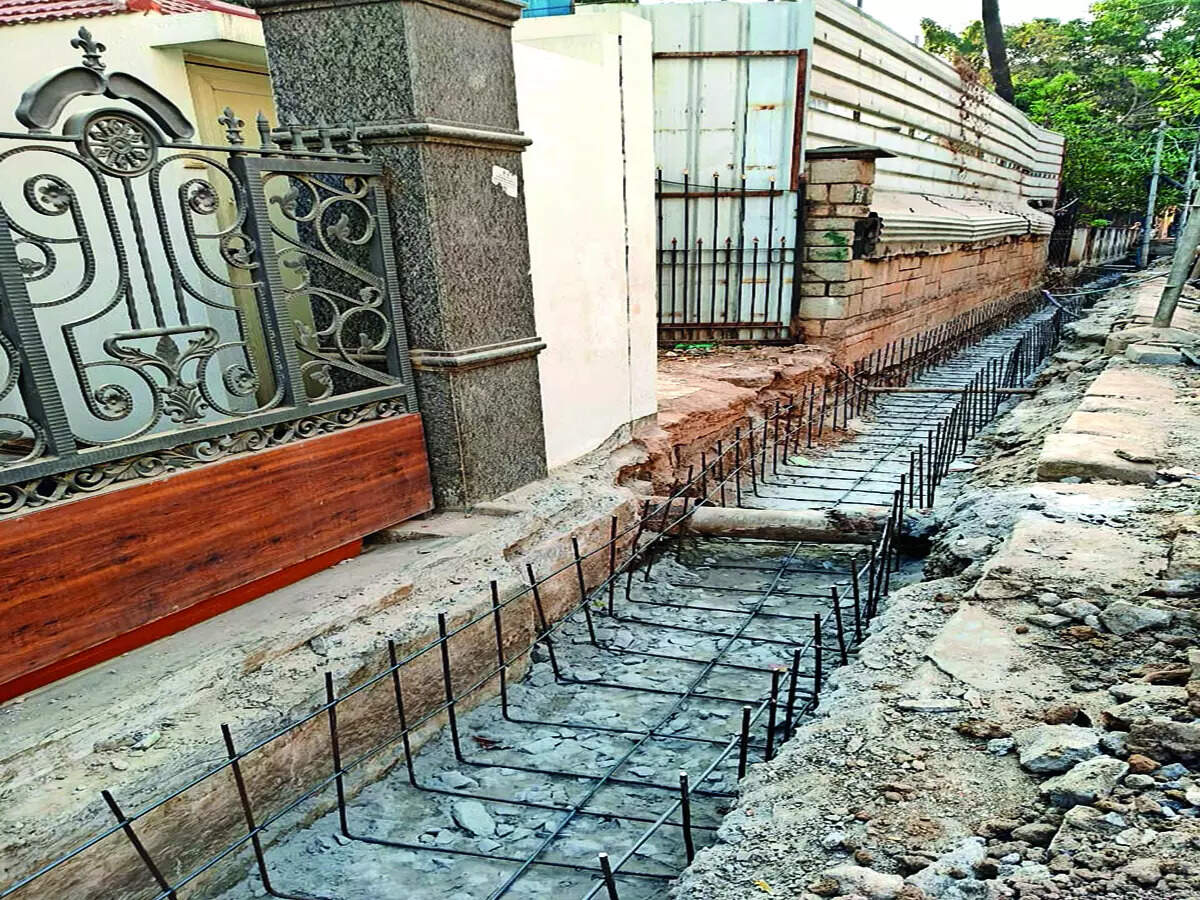 Rainwater dreams dashed as drains get concrete makeover