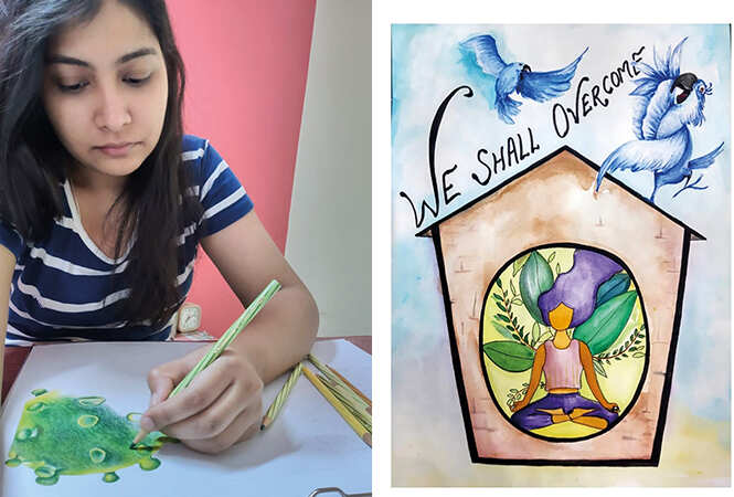 Coronavirus becomes an inspiration for students of College of Arts in ...