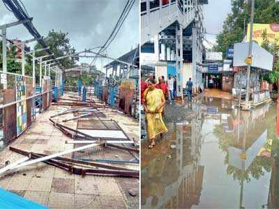 Incomplete bridge leaves commuters in deep water