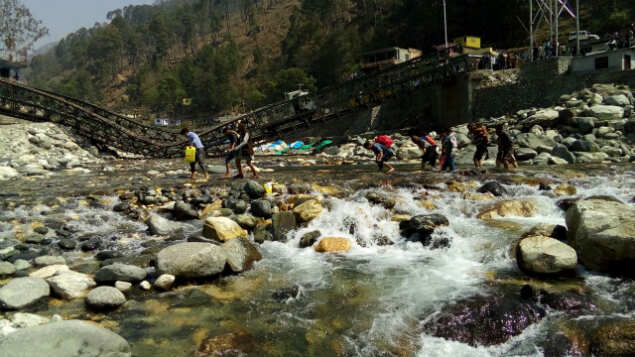 Gangotri: Photos: Lone bridge to Gangotri collapses | Dehradun News ...