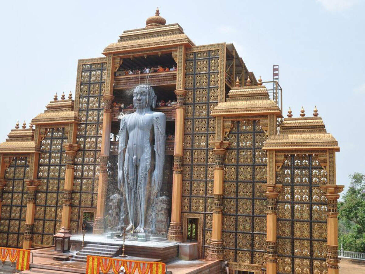 Lord Bahubali: Jains from TN perform anointment rituals of Lord ...