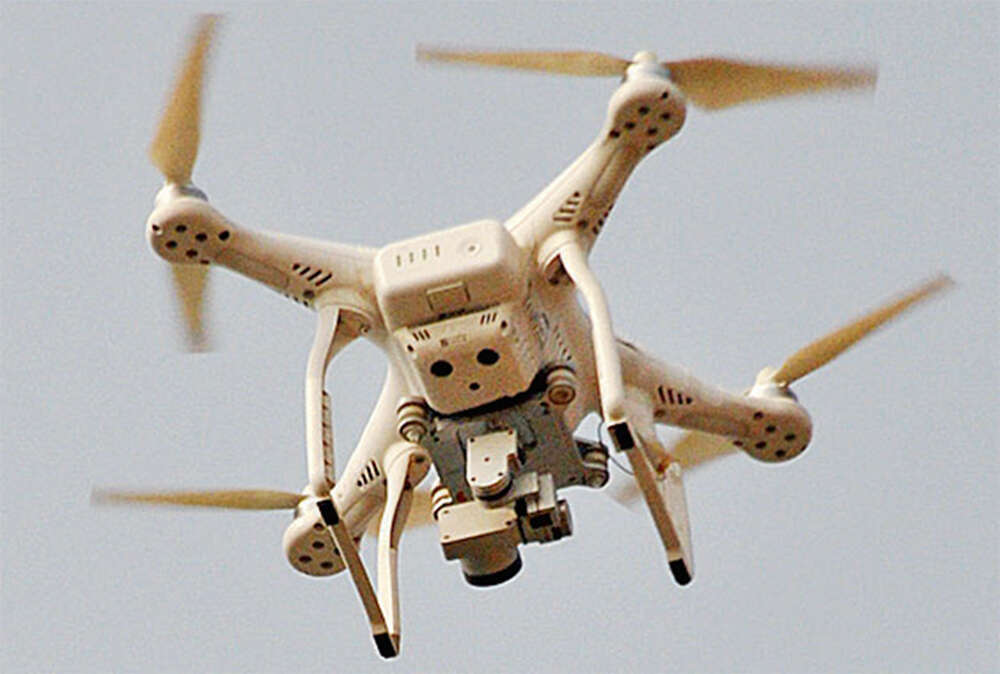 Drones spot lamb-throwers