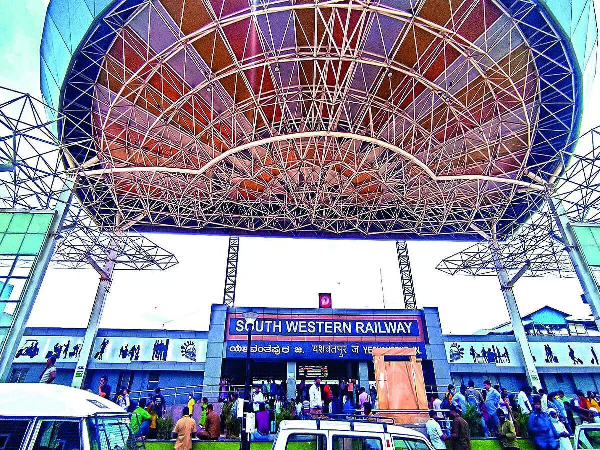Yeshwantpur railway station’s Rs 380-cr makeover nears year-end completion