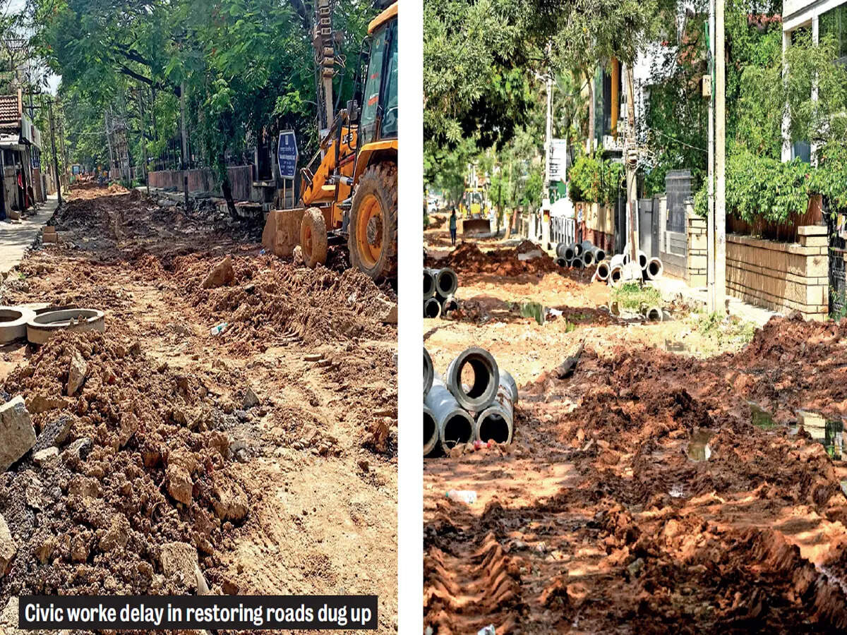 Craters, tankers, gridlock: Domlur’s never-ending ordeal