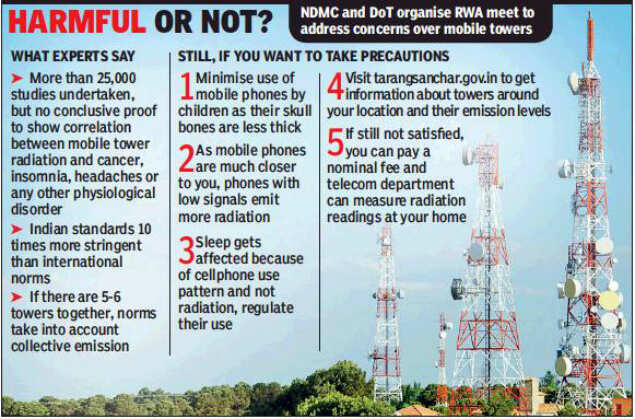 You can ask govt team to check cell tower radiation at your home ...