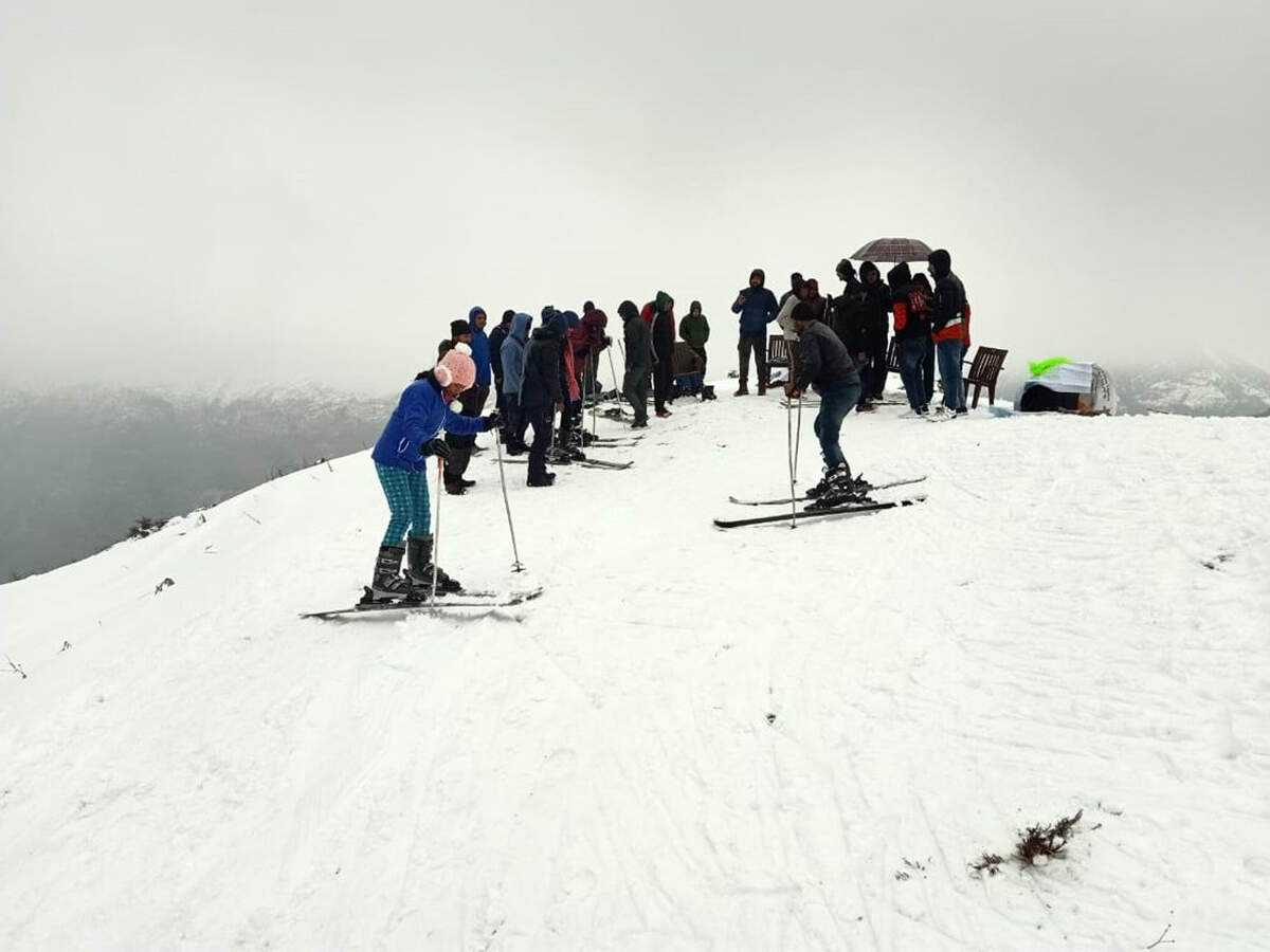 Photos: Cold winds sweep Uttarakhand; snowfall in higher reaches ...