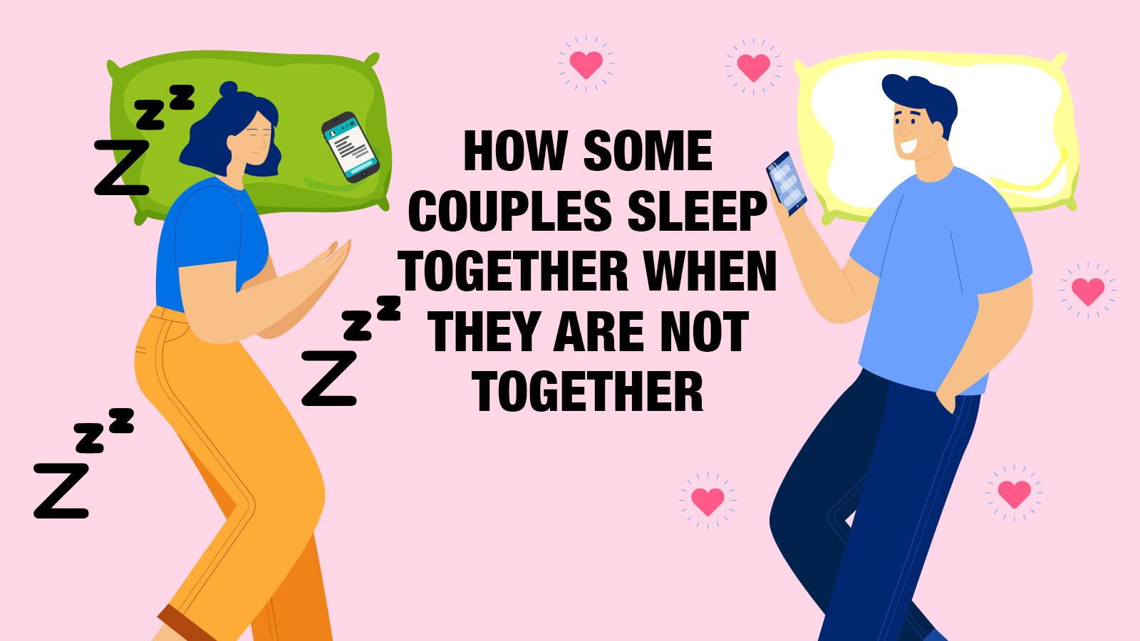 How some couples sleep together when they are not together - Times of India