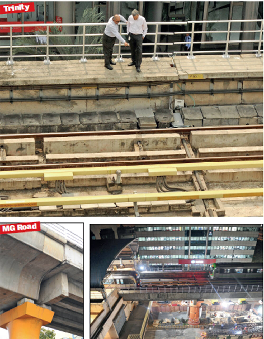 Six years into operation, Metro pillar At Trinity Station develops ...