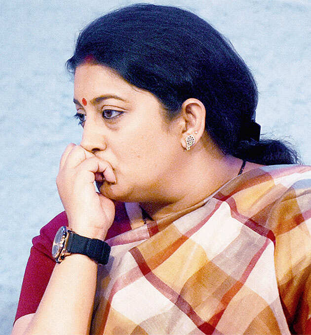 Why zip it, asks Smriti