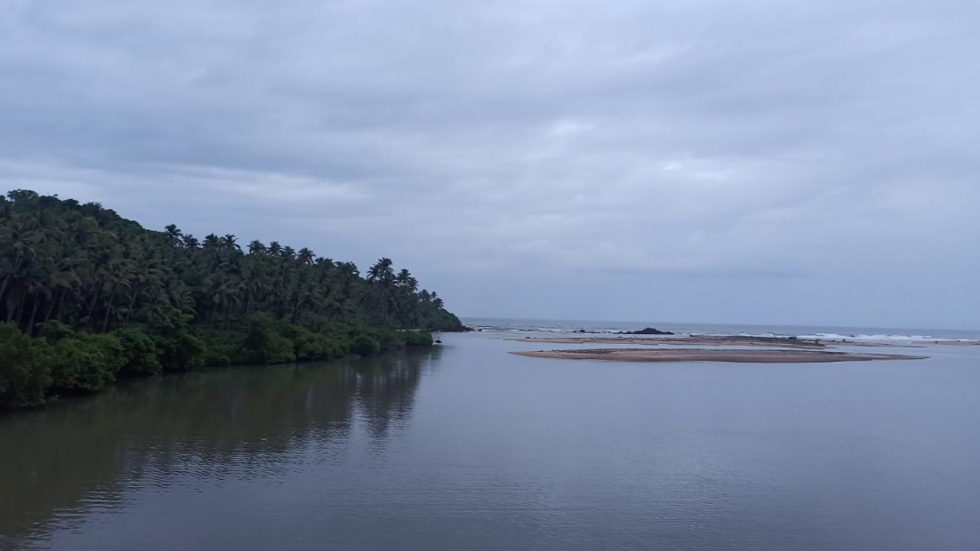 Goa: Galgibaga river changes course, locals worried about flooding in ...