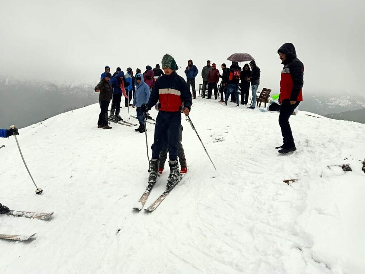 Photos: Cold winds sweep Uttarakhand; snowfall in higher reaches ...