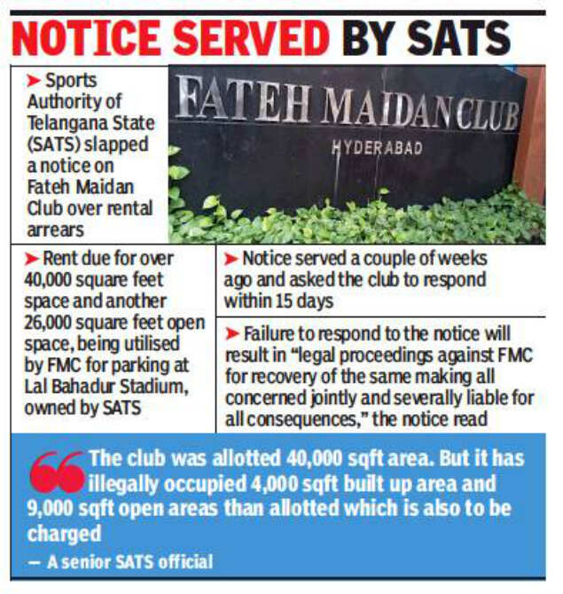 Fateh Maidan Club: Fateh Maidan Club told to cough up Rs 43 crore rent ...