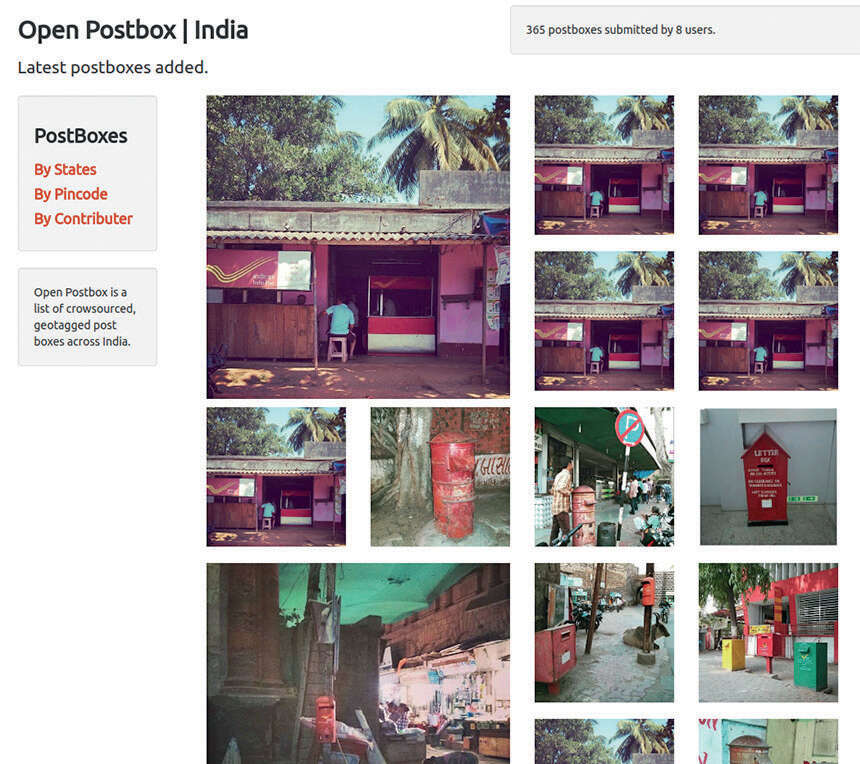 Just zoom in to locate a post box closest to you