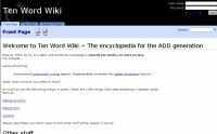 Ten Word Wiki