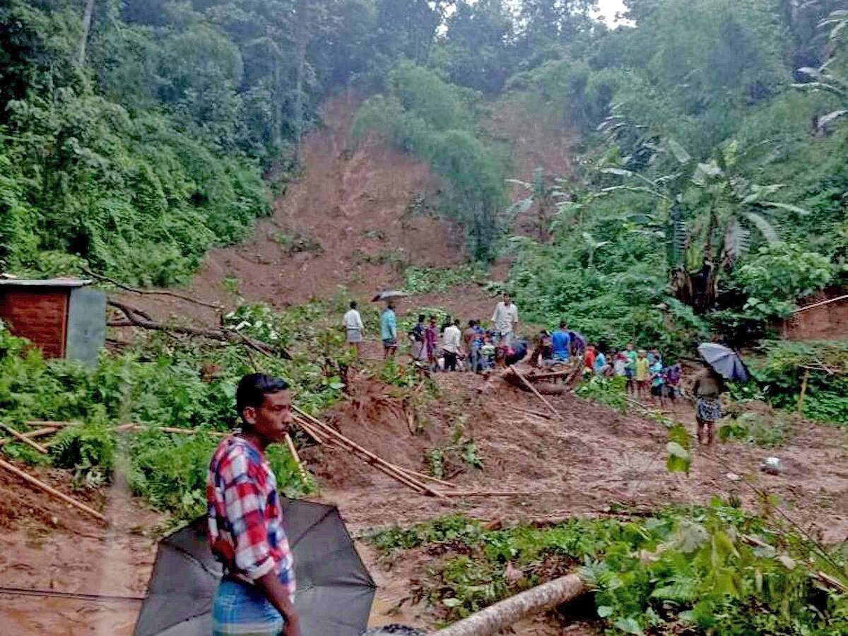 20 people, including three children killed in Assam landslides, several ...