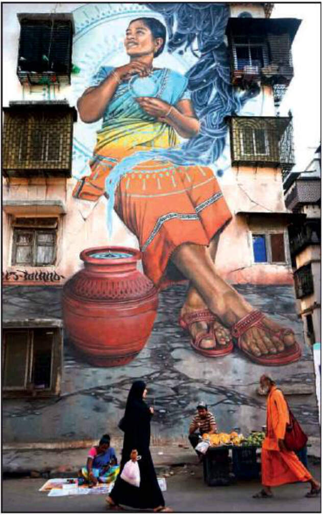 Mural artists from around the world find an off-the-wall flavour in ...