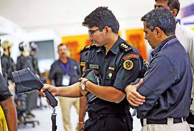 Guns, sniper rifles, robotic weapons at the Security Expo at Pragati ...