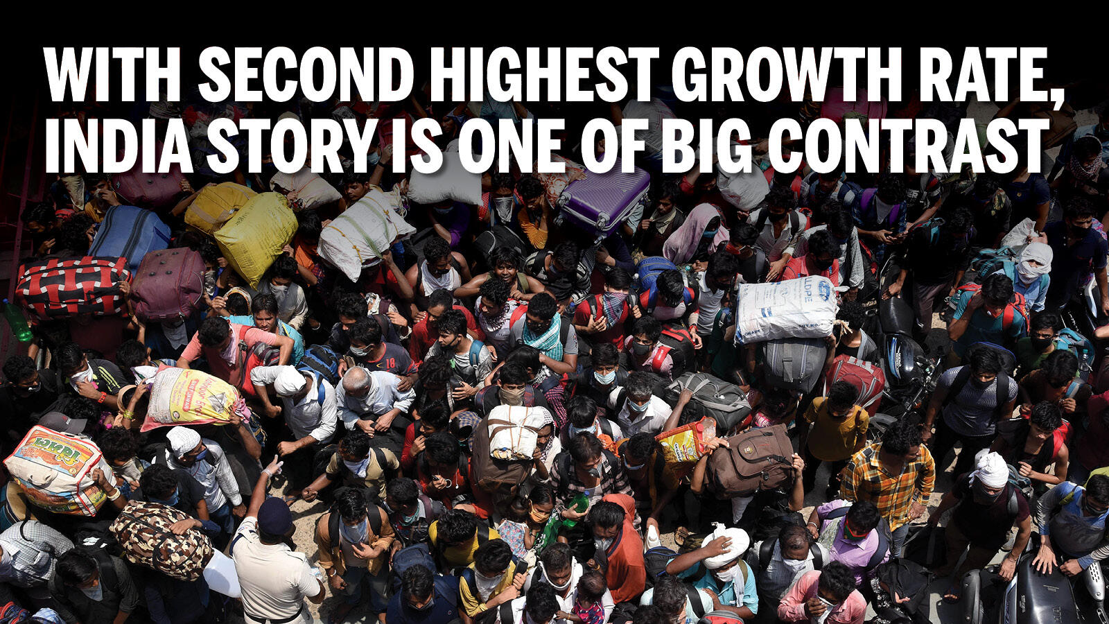 With second highest growth rate, India story is one of big contrast ...