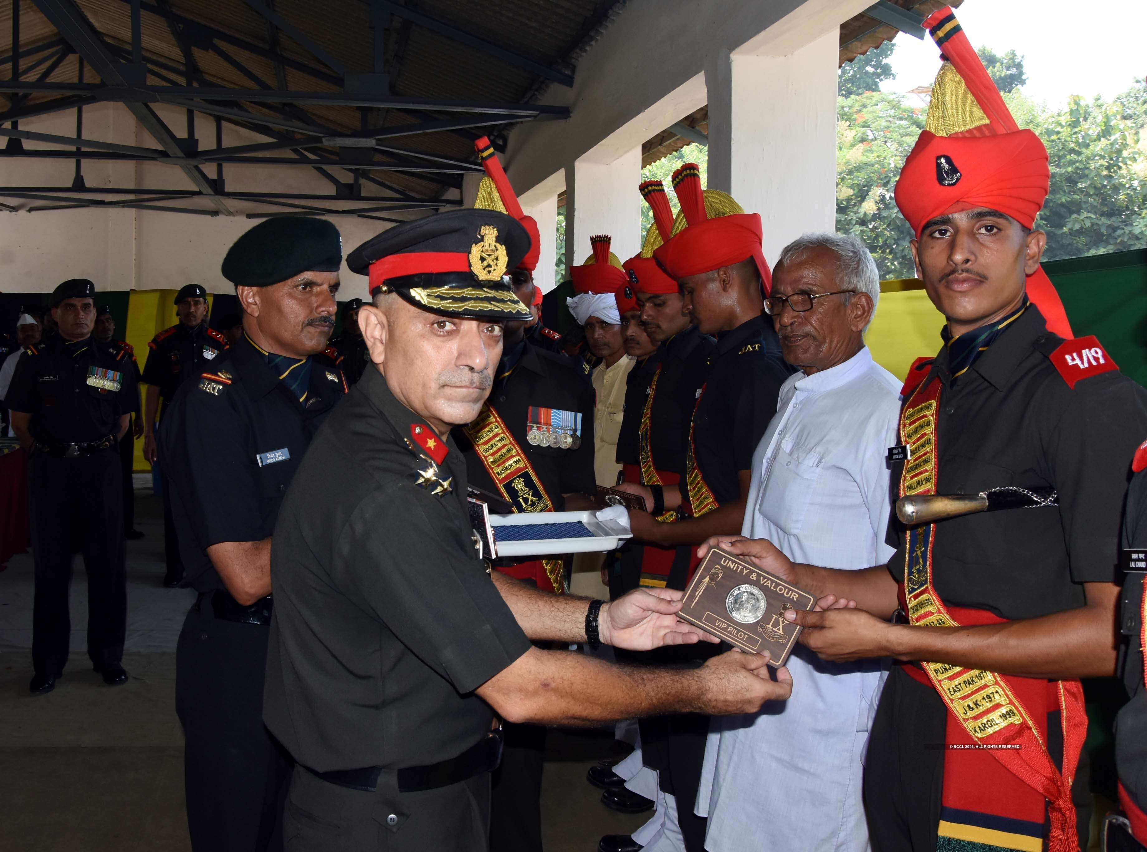 245 Young Soldiers of Bareilly's JAT Regiment Center dedicated to the ...