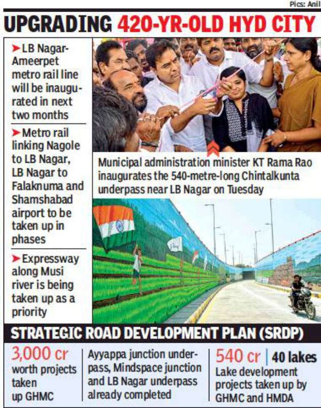 l b nagar ameerpet metro: LB Nagar-Ameerpet Metro on track, brace for ...