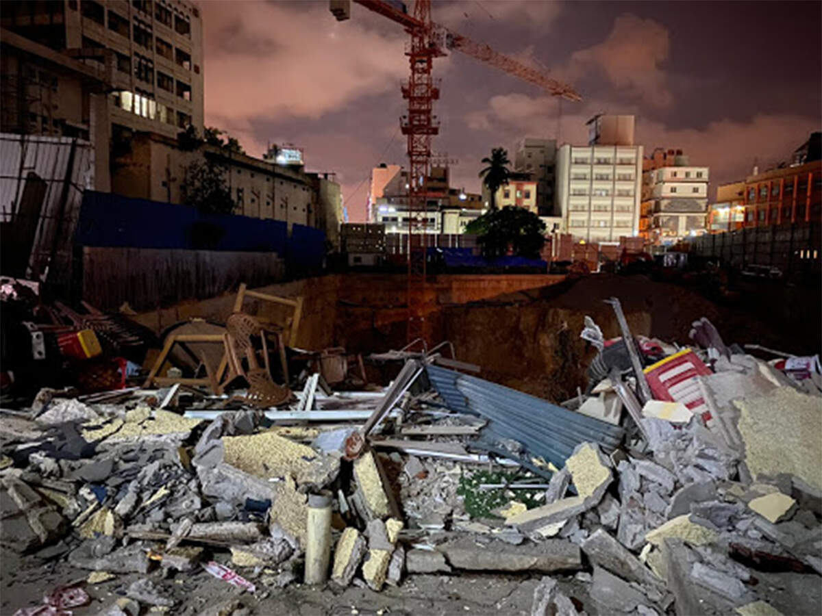 Video: 3-storied building collapses in Majestic
