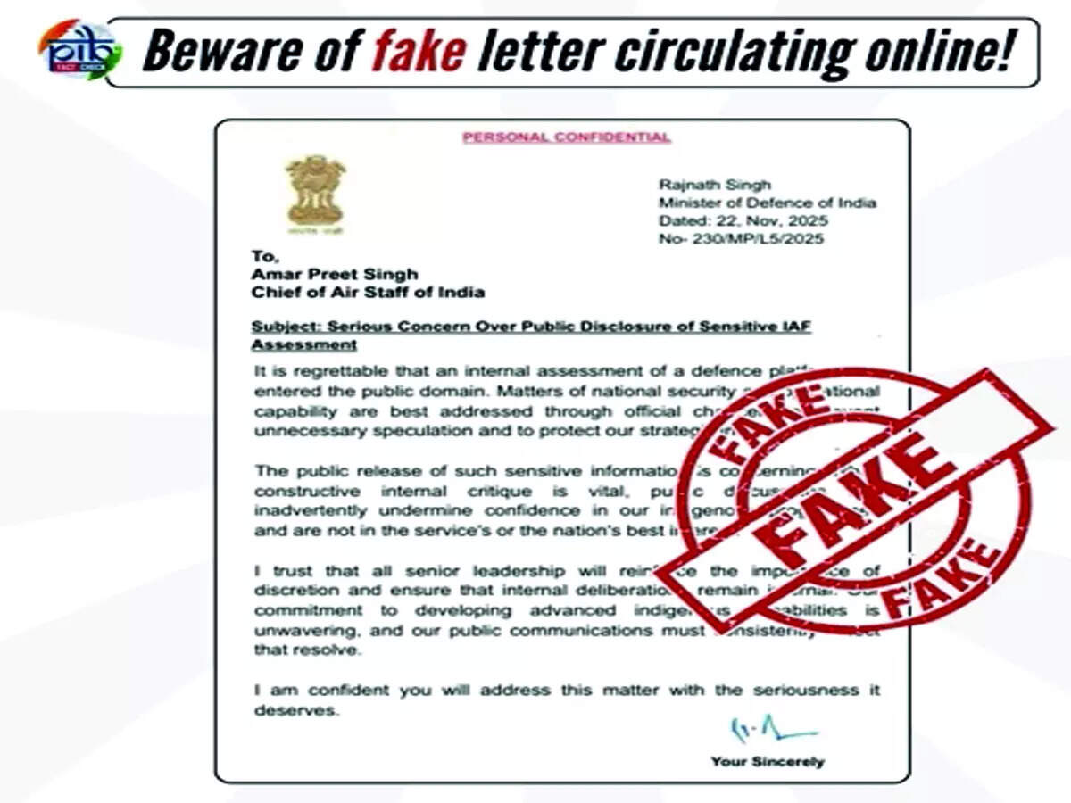 Bust Fake News With Bangalore Mirror: PIB debunks fake letter, warns ...