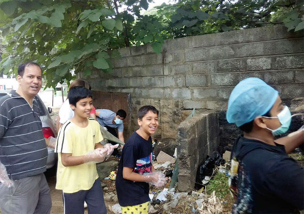 Children inspire residents, BBMP to clean memorial
