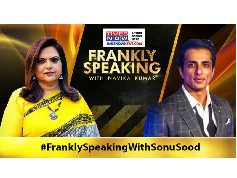 Sonu Sood exclusive interview on TIMES NOW Frankly Speaking with Navika Kumar