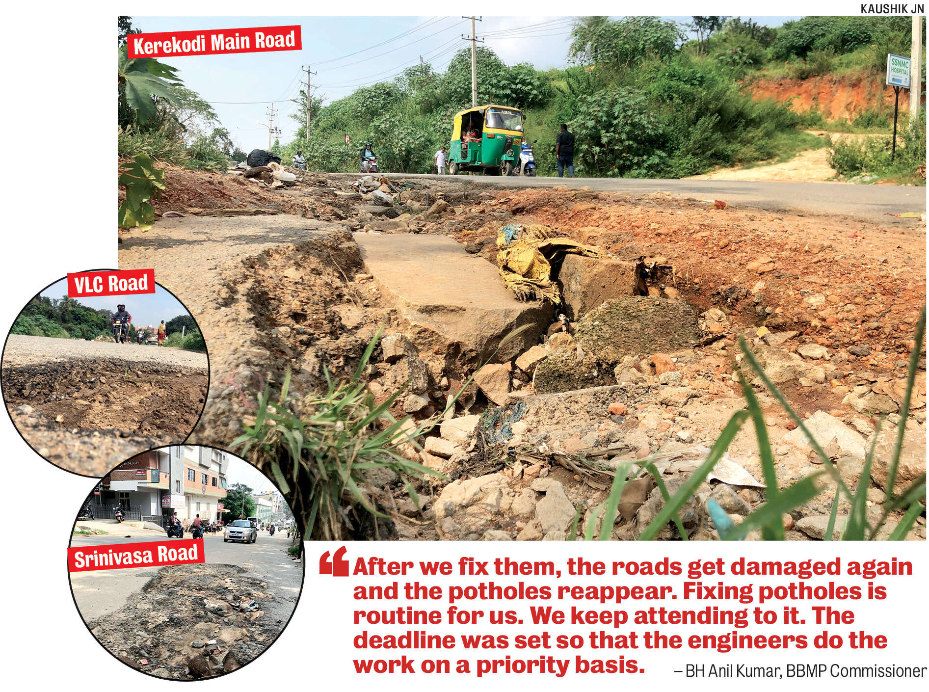 Palike’s claim: Most potholes fixed, only 1,300 remain now