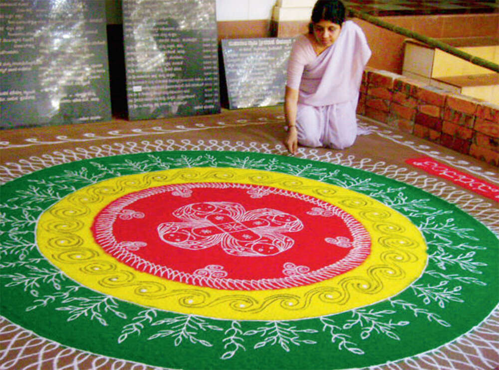 True colours: Promoting rangolis as an art form