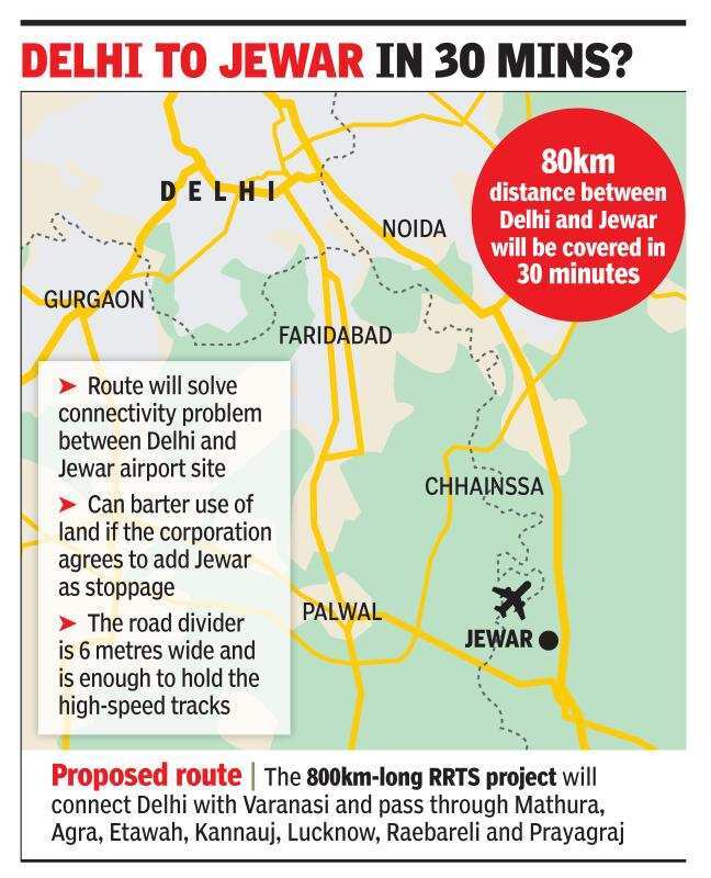 For Jewar on railway map, YEIDA pushes land-for-station barter | Noida ...