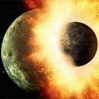 A giant collision formed the moon