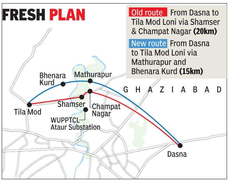 GDA changes alignment of Northern Peripheral Road | Ghaziabad News ...