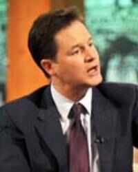 Softy Nick Clegg blubs over music