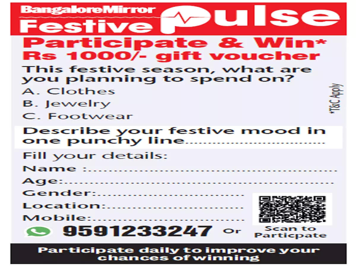 Bangalore Mirror Festive Pulse
