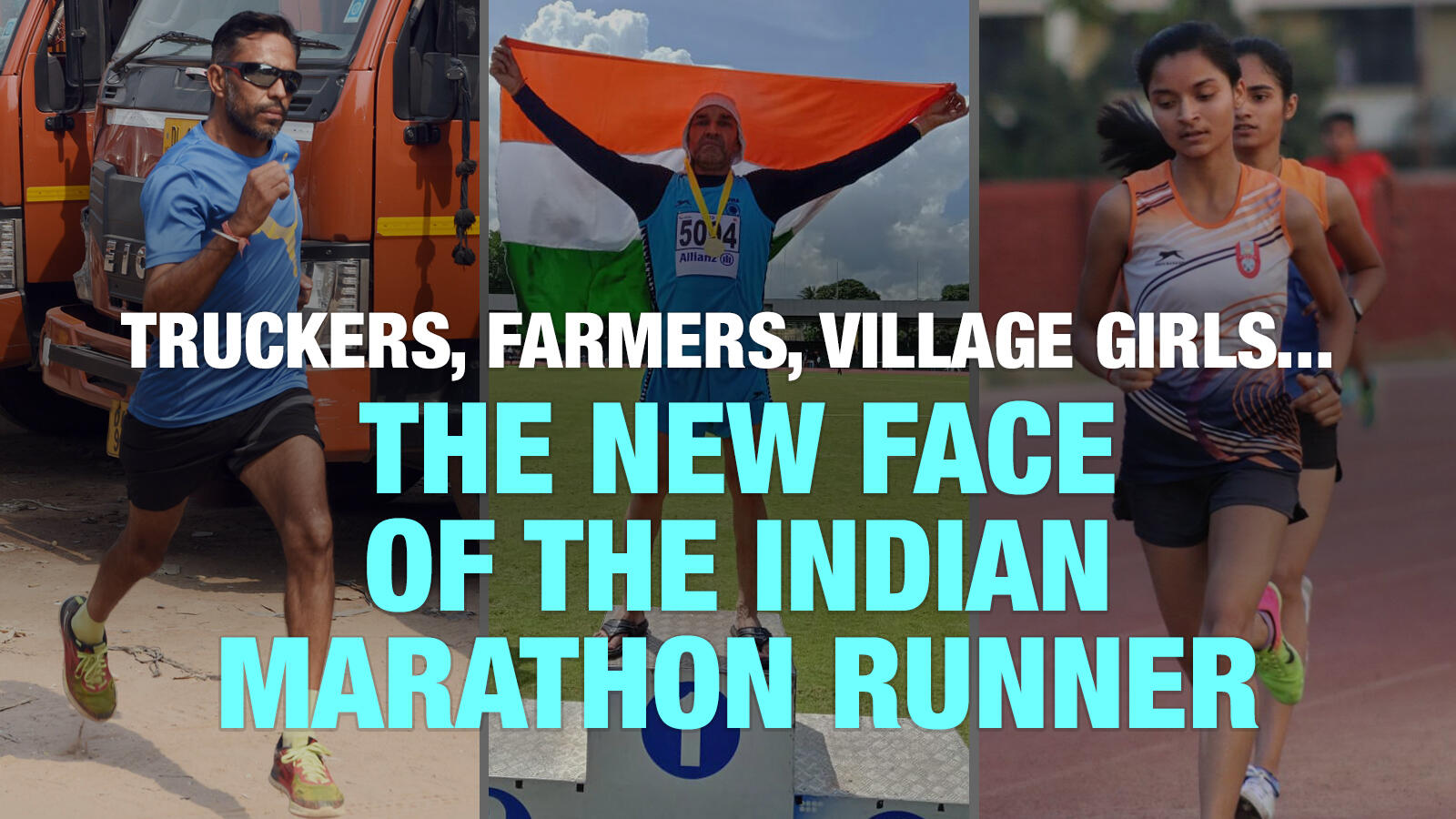Truckers, farmers, village girls... the new face of the Indian marathon ...