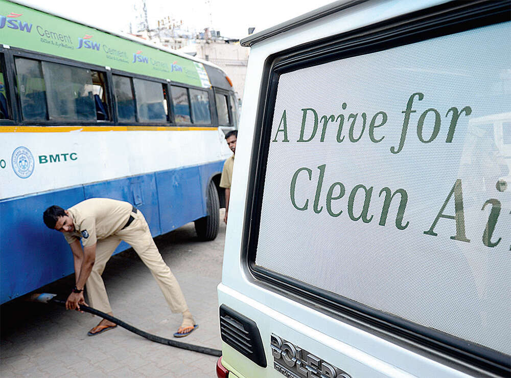 RTO: BMTC Buses : RTO finds city buses emitting excess smoke