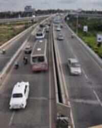 Elevated road to BIA in the making