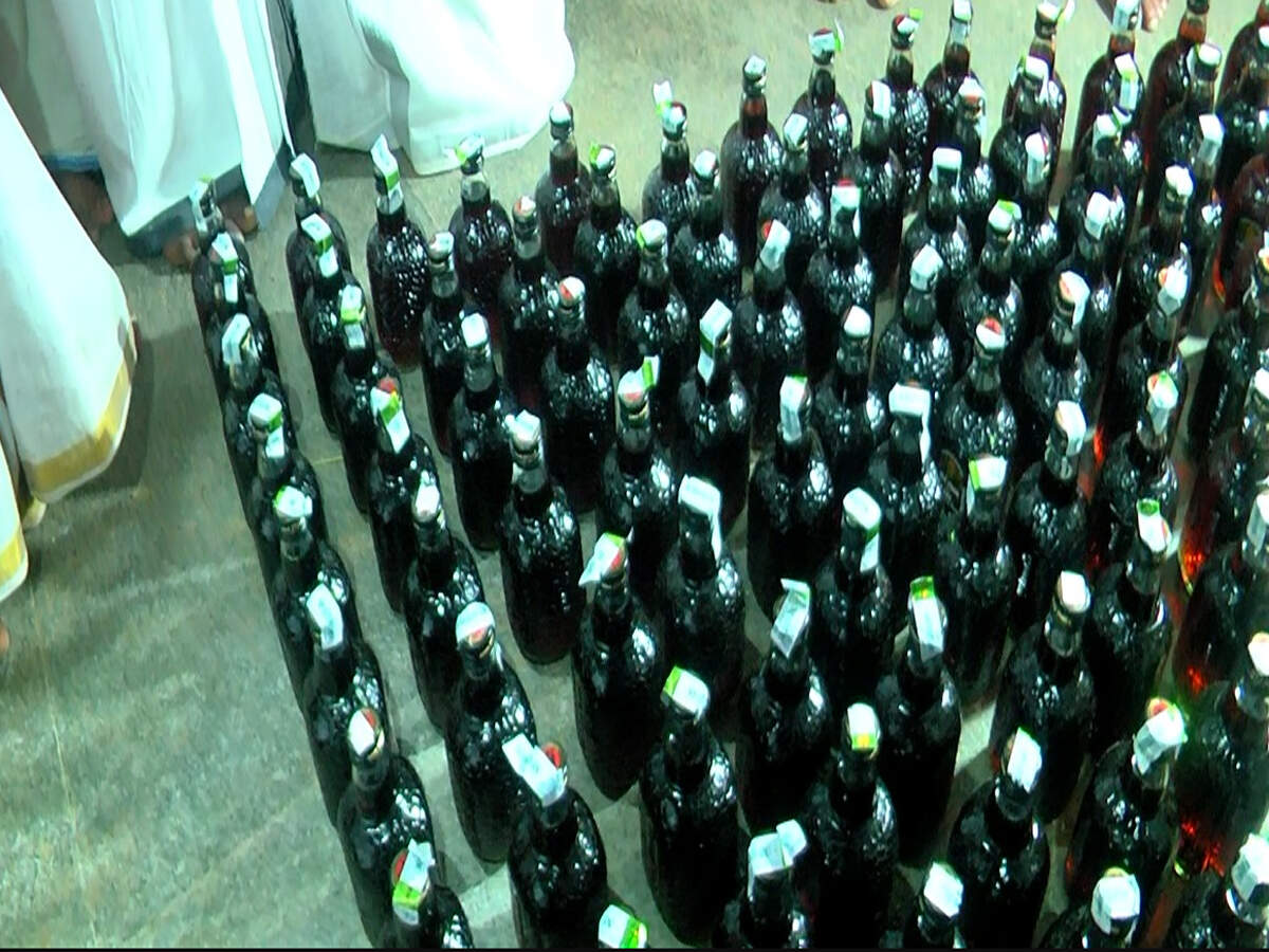 A spirited offering: 101 rum bottles for Duryodhana at this Kerala ...