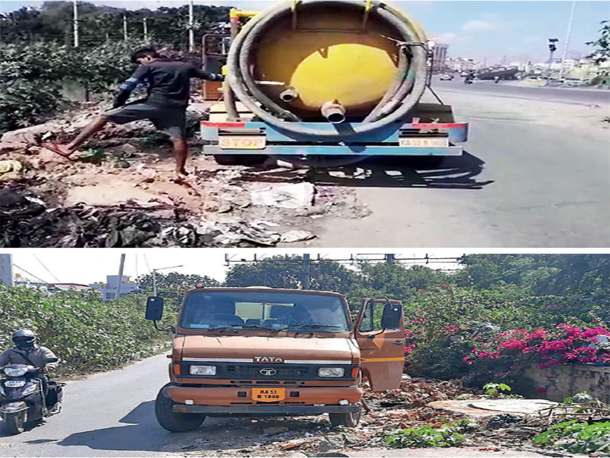 They dump human poop in storm water drains