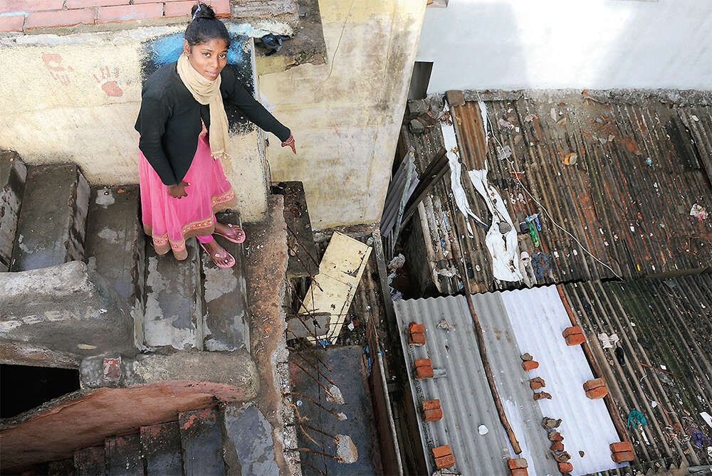 Duo suffer 50-foot fall after balcony collapses