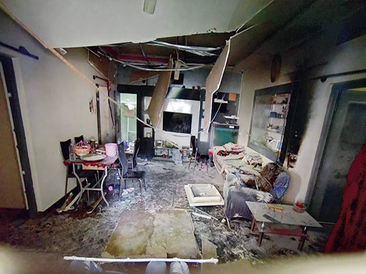 hsr layout: 2 suffer burns in HSR Layout fire, GAIL blames contractor