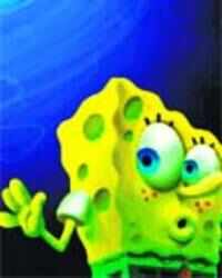 Squiggle away from SpongeBob