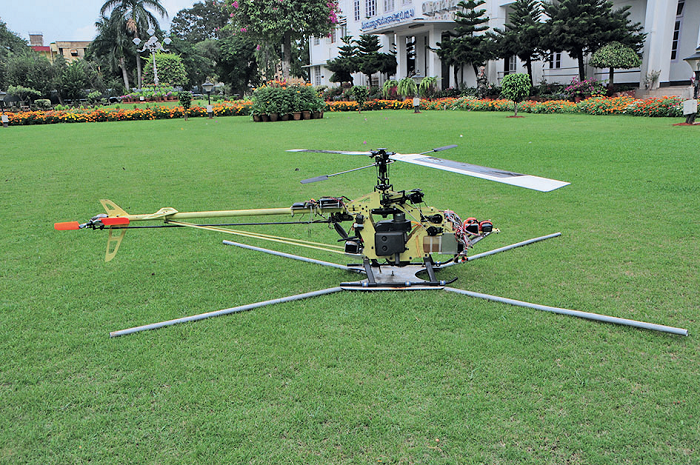 HAL’s helicopter UAV takes flight